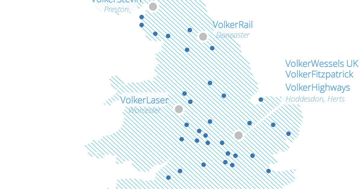 Our locations | VolkerWessels UK